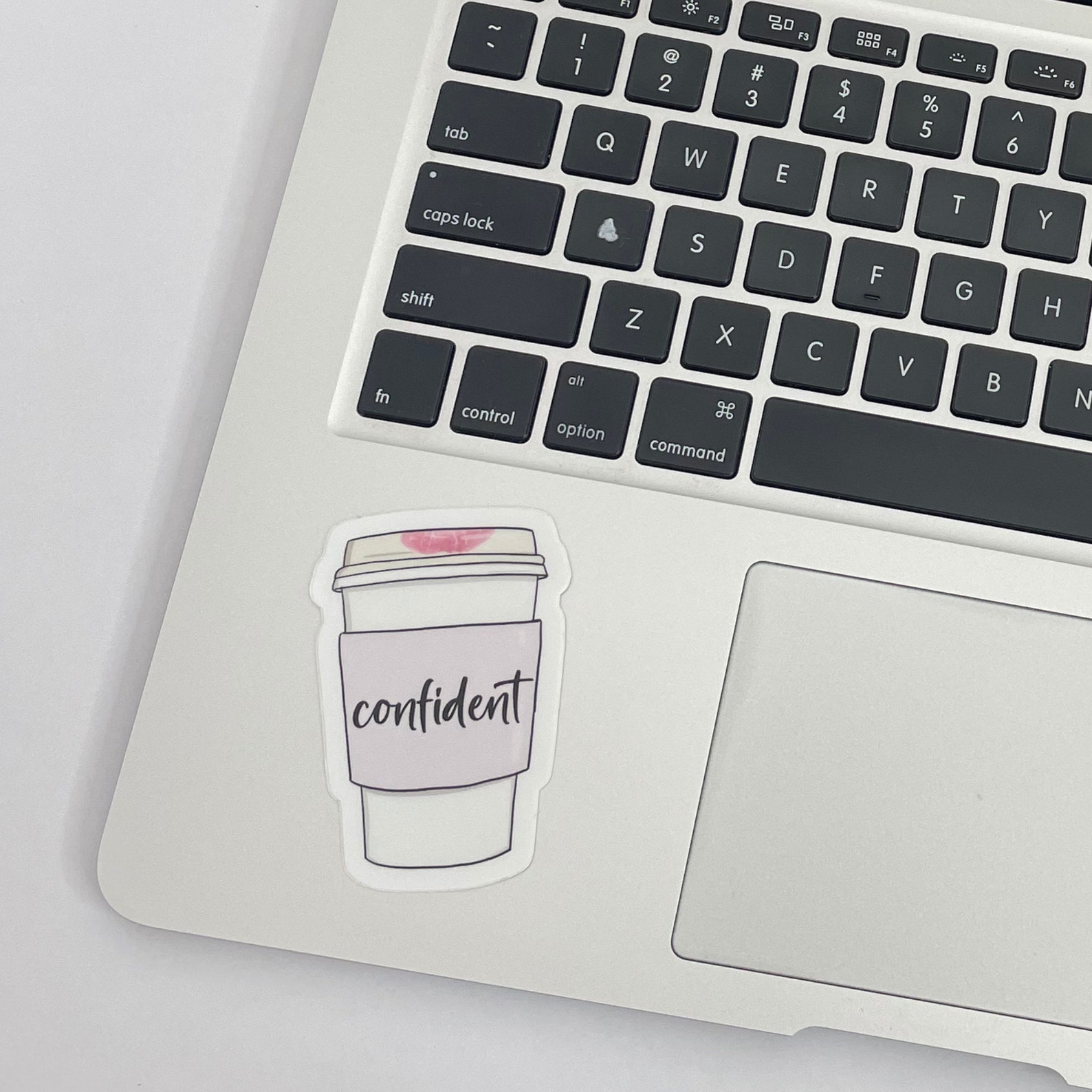 Confident Sticker, Self-esteem Sticker, Coffee Cup Sticker, Coffee ...