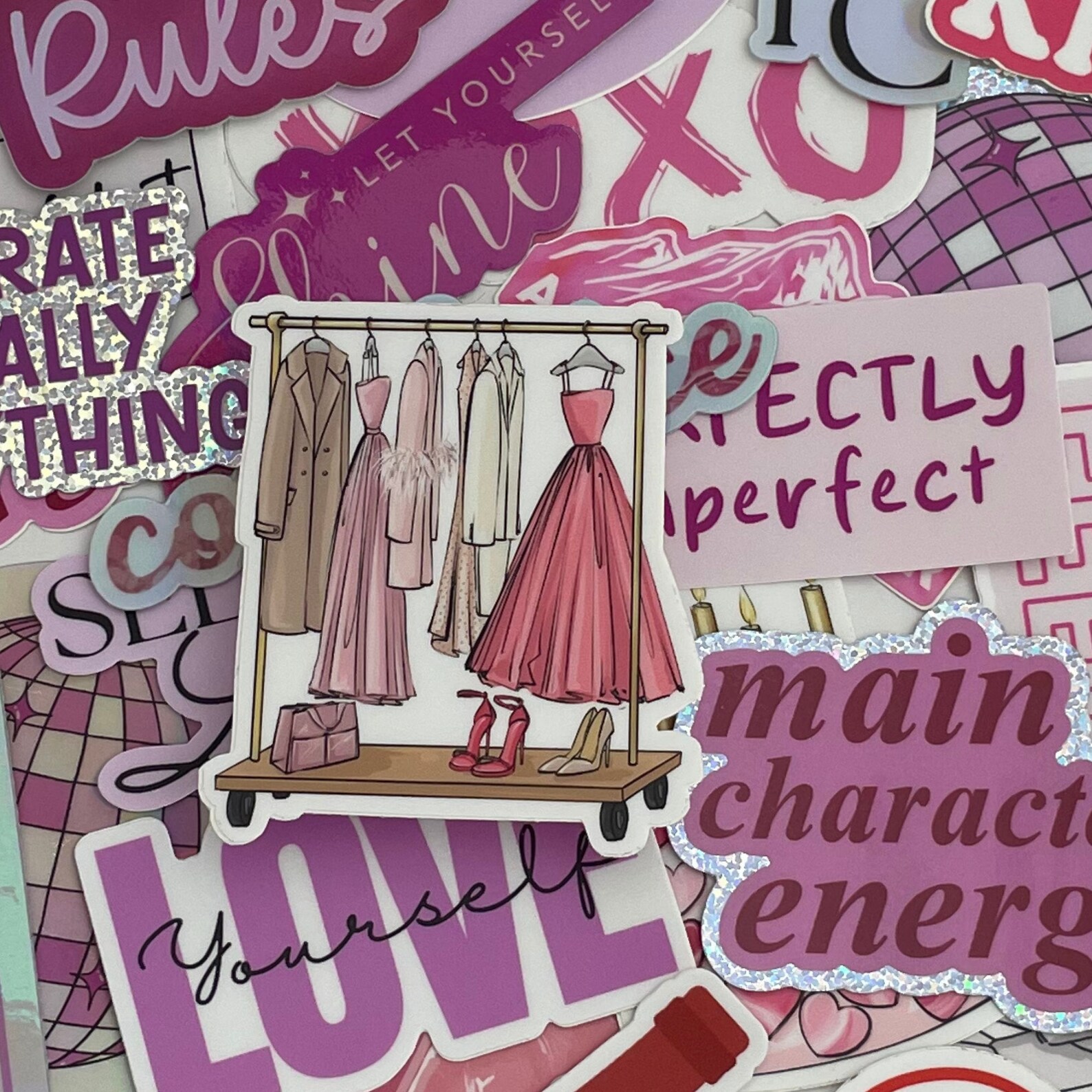 Chic Wardrobe Sticker: Fashionista Vinyl Decal - Etsy
