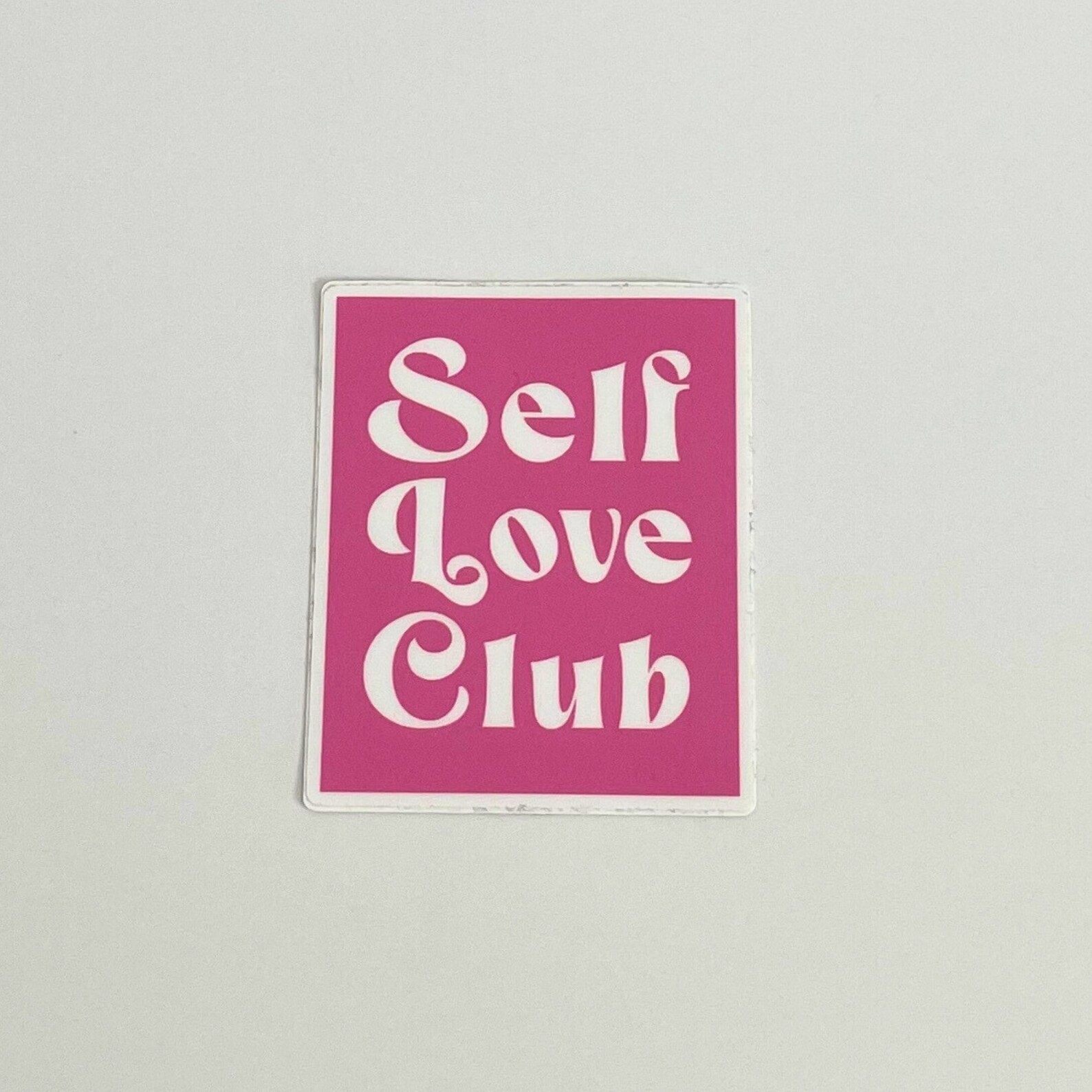 Self Love Club Sticker, Confidence Sticker, Self Esteem Sticker ...