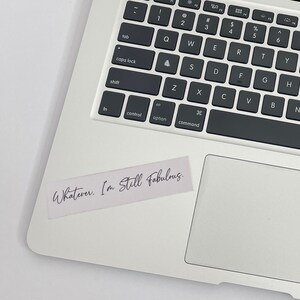 Fabulous Sticker, I'm Fabulous Sticker, Positive Affirmation Sticker ...