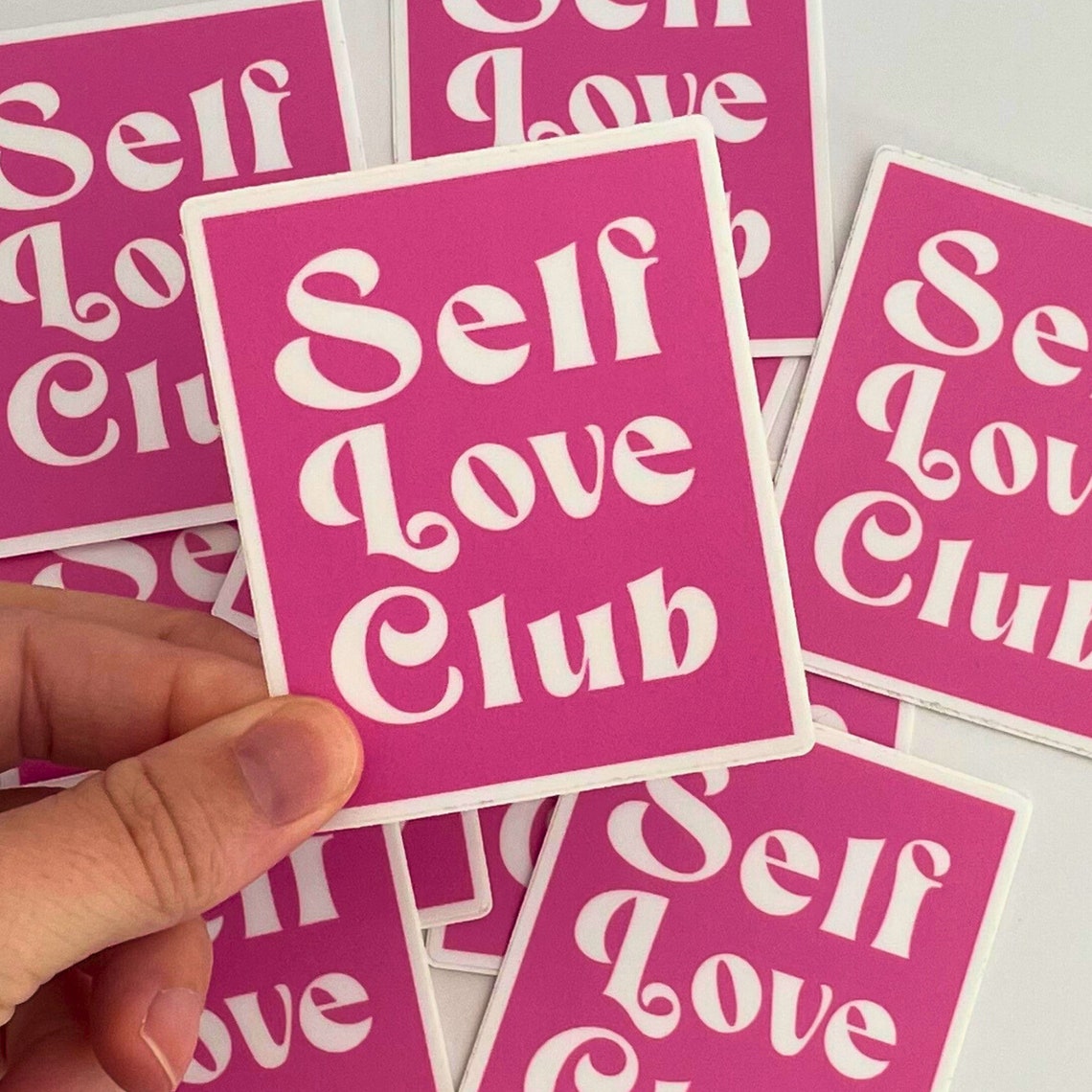 Self Love Club Sticker, Confidence Sticker, Self Esteem Sticker ...