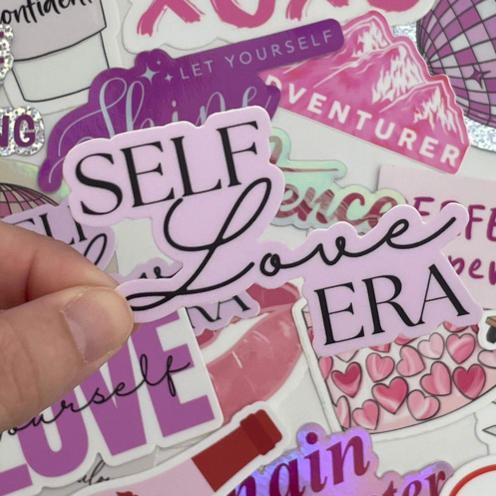 Self Love Era Sticker: Waterproof Vinyl, Empowerment Decal - Etsy