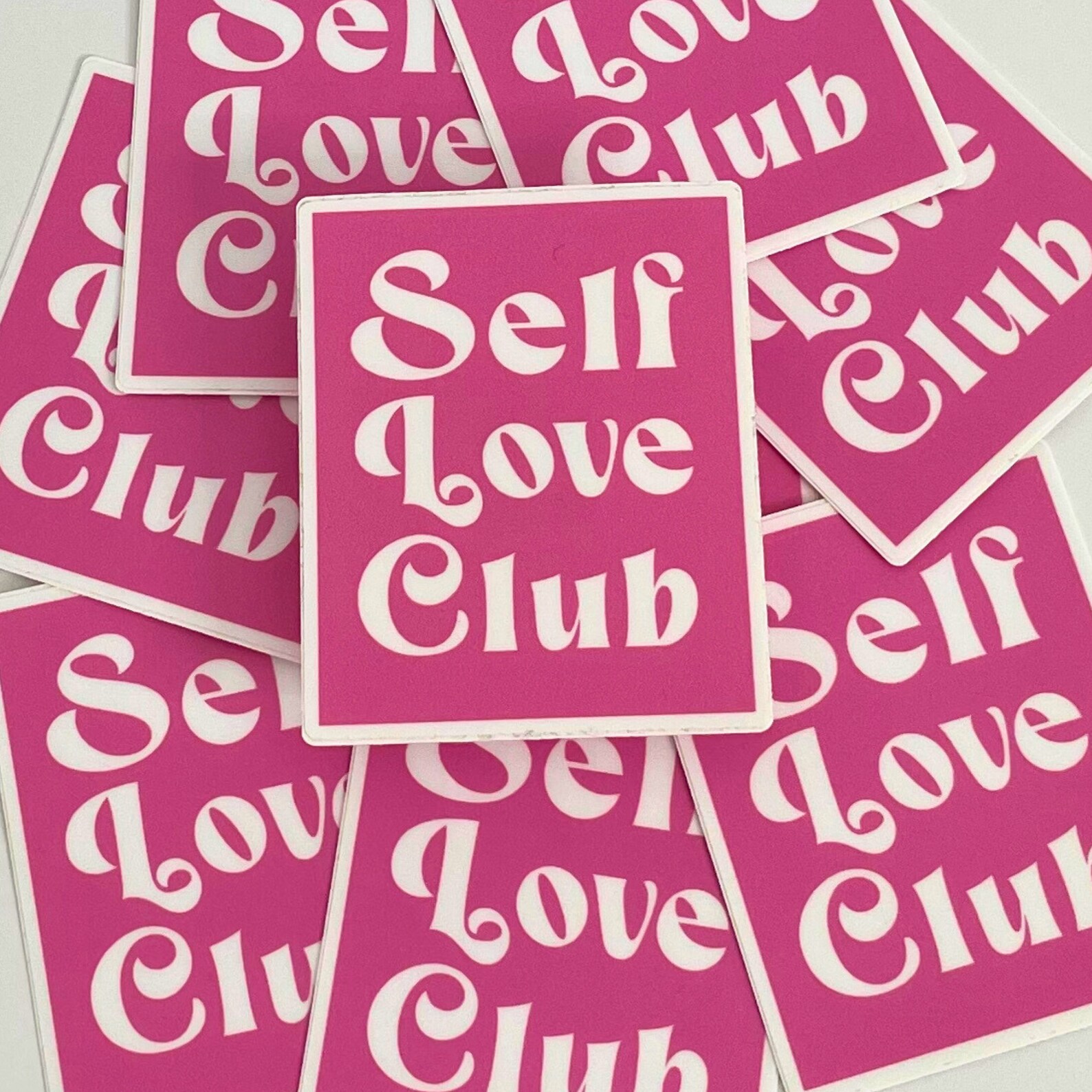 Self Love Club Sticker, Confidence Sticker, Self Esteem Sticker ...