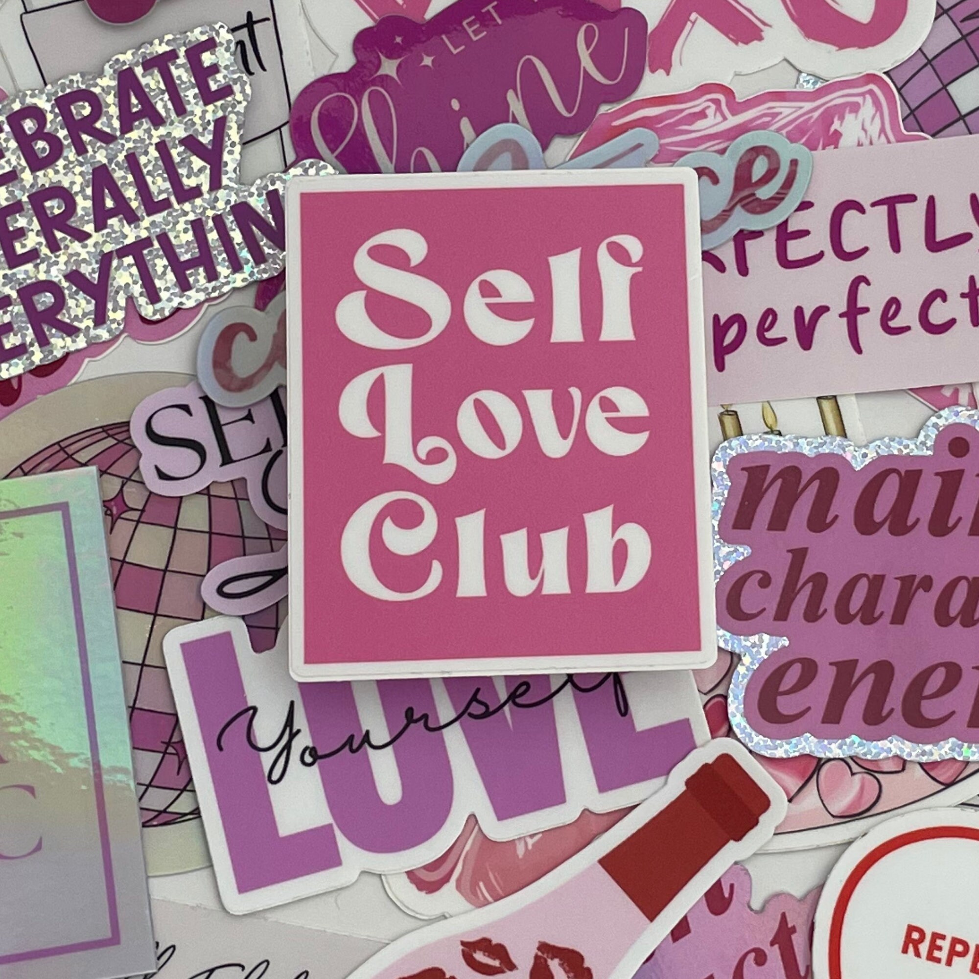 Self Love Club Sticker, Confidence Sticker, Self Esteem Sticker ...