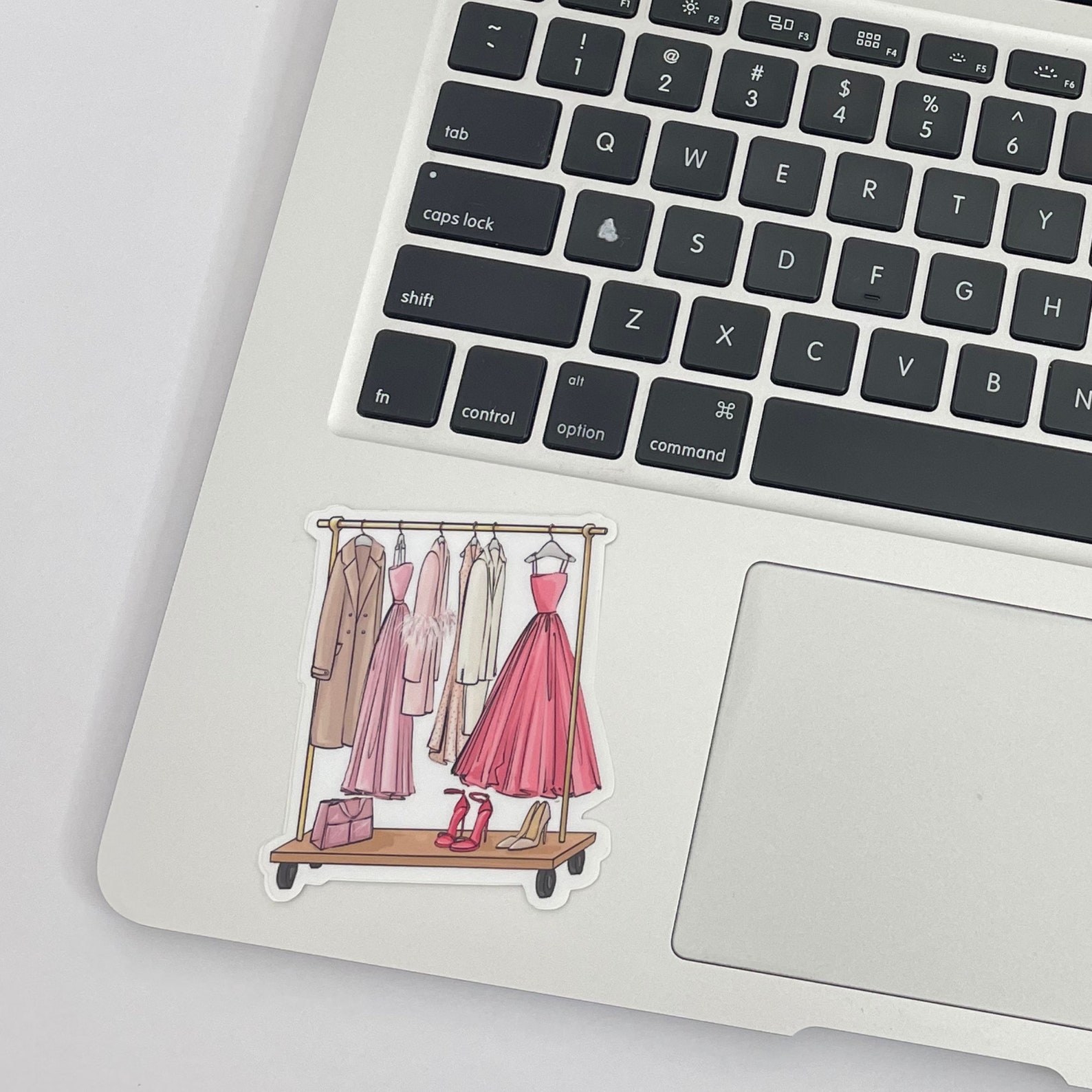 Chic Wardrobe Sticker: Fashionista Vinyl Decal - Etsy