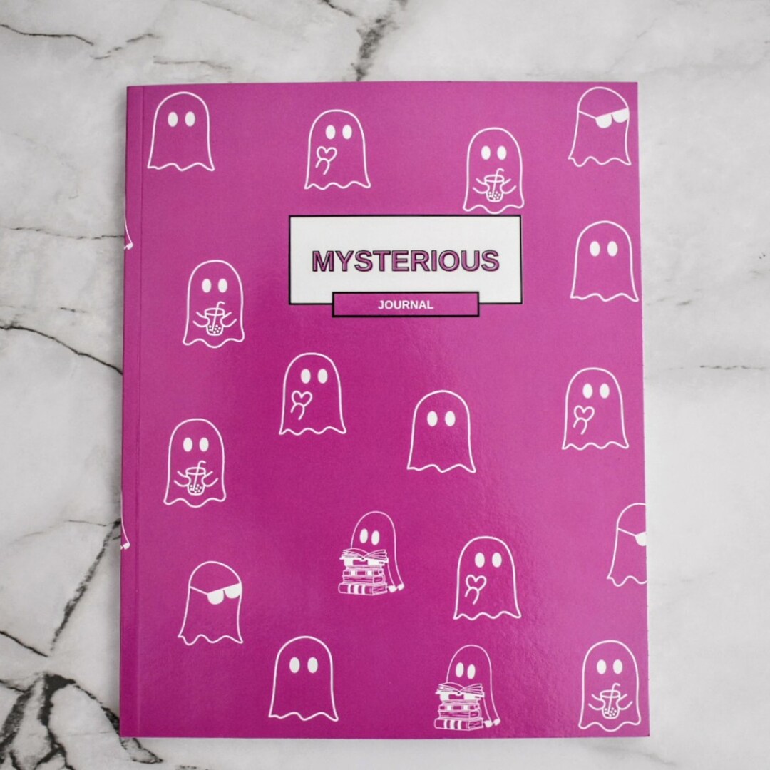 Whimsical Ghost Journal, Lined Notebook, Halloween Gift - Etsy