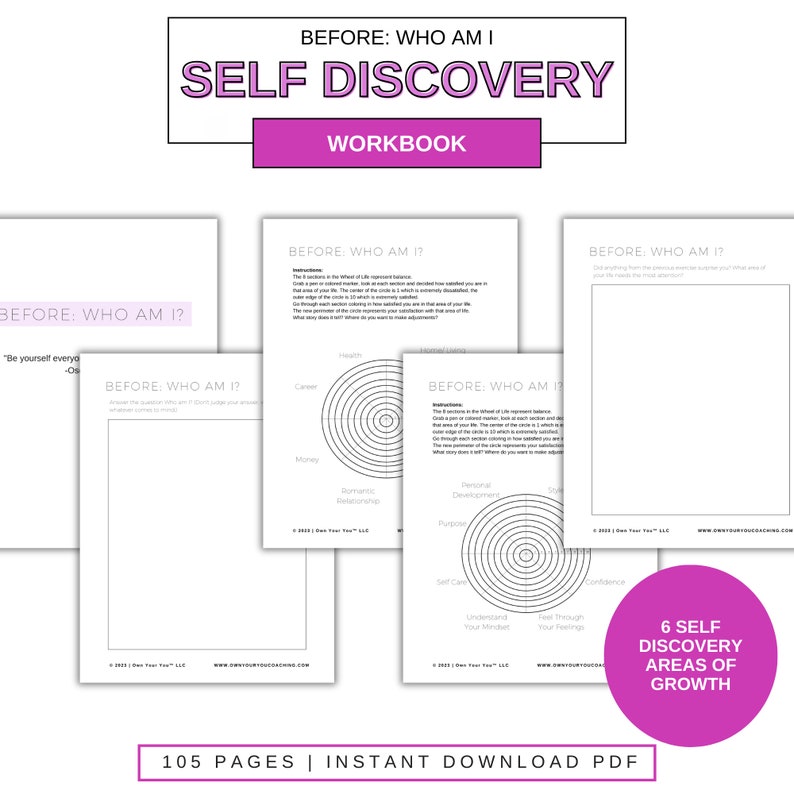 Who Am I Journal, Self Discovery, Self Discovery Journal Prompts, Self ...