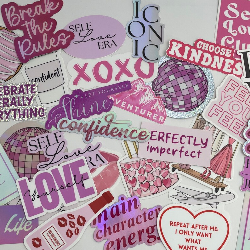 Self Love Club Sticker, Confidence Sticker, Self Esteem Sticker ...