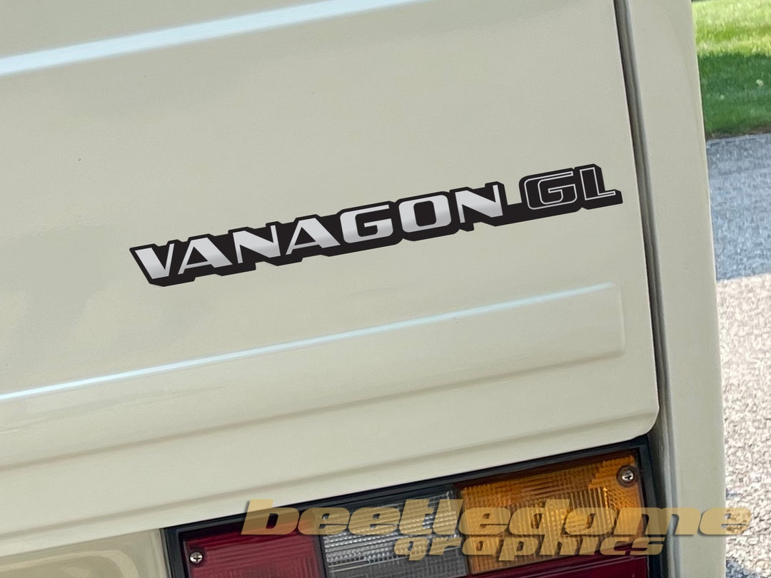 Vanagon GL Emblem Script Vinyl Decal/sticker - Etsy