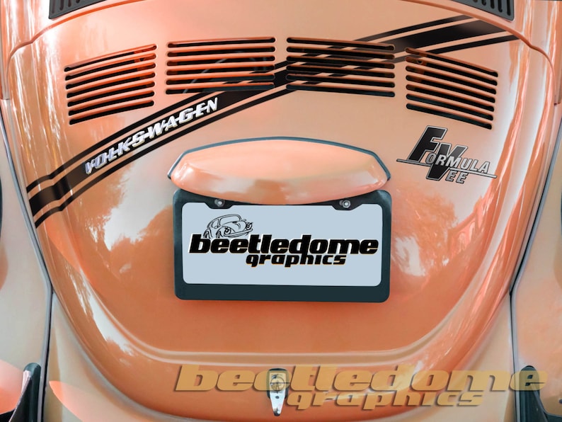 Formula Vee Emblem Printed Decal/sticker VW Bug, Ghia - Etsy