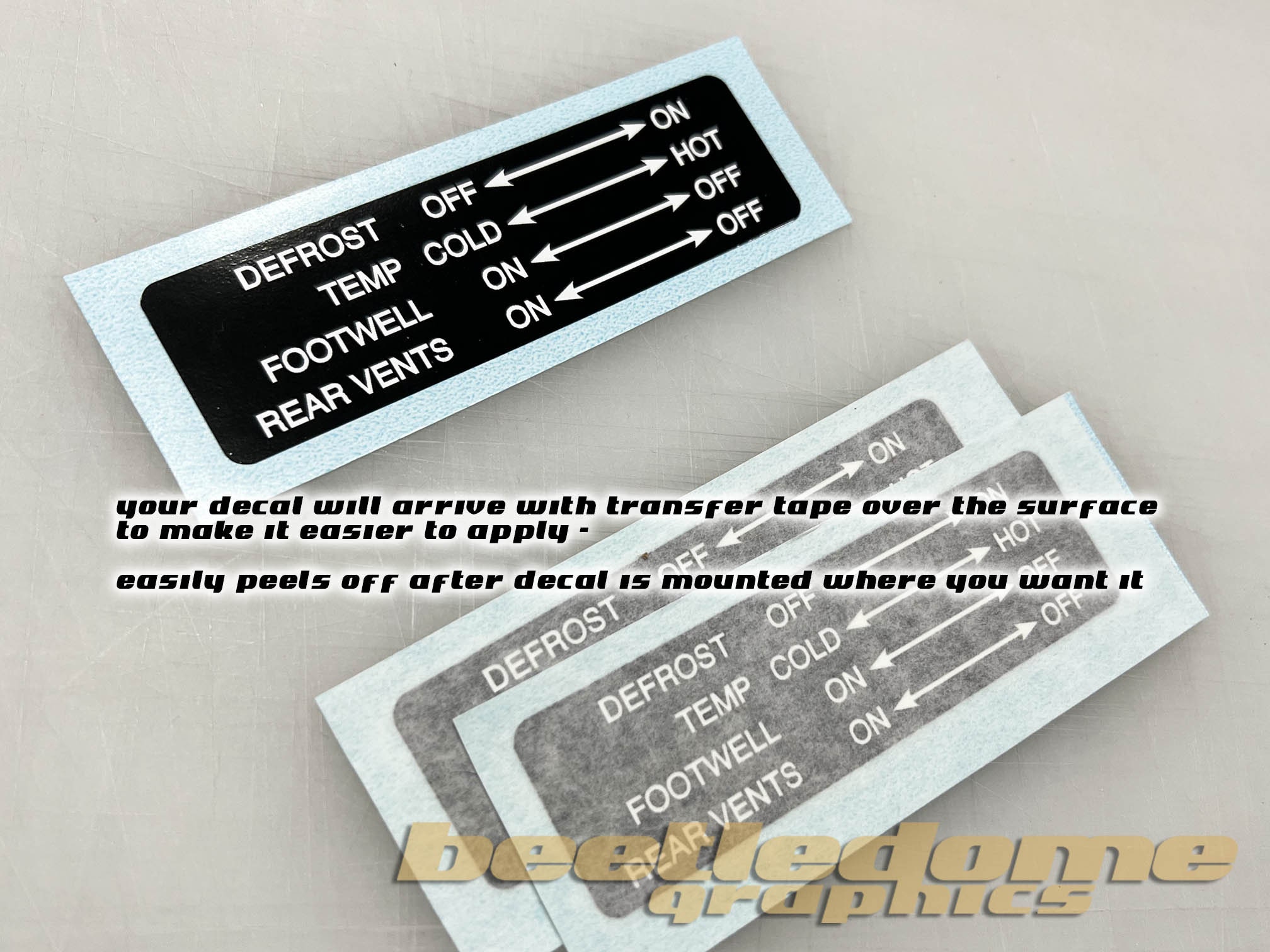 Vw Vanagon Westfalia Climate Control Decal/sticker - Etsy