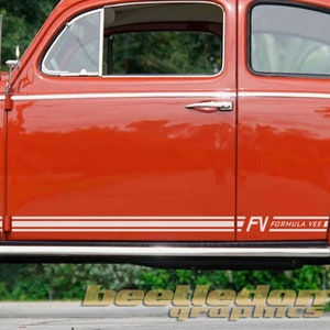 VW Bug/beetle Formula Vee Side Stripe Kit - Etsy