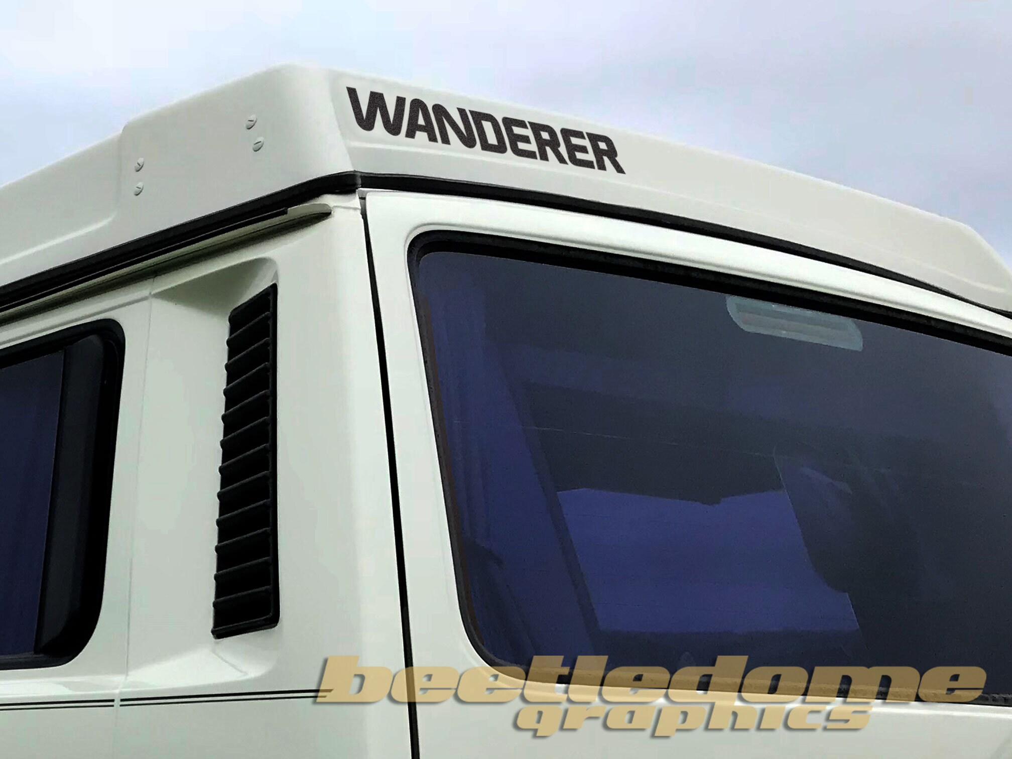 Custom Westfalia Pop Top Vinyl Decal/sticker/lettering - Customized ...