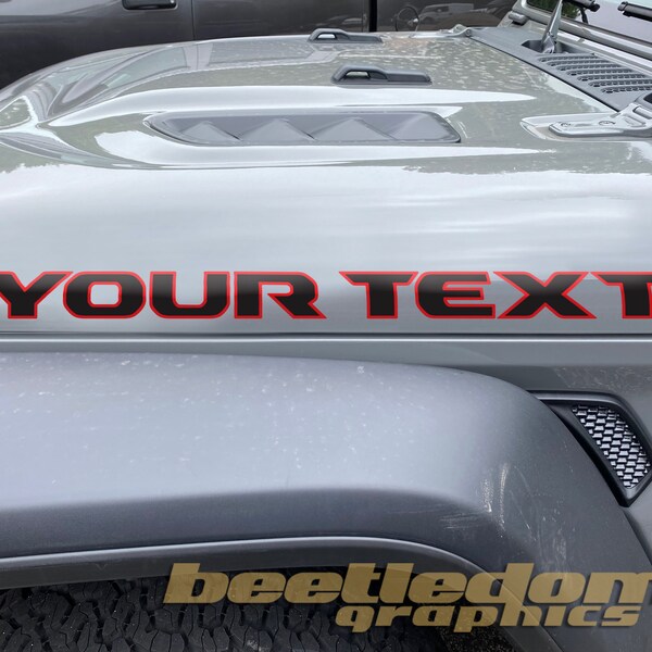 Jeep Hood Decal - Etsy