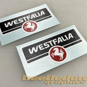 Westfalia Logo 2 Color Printed Decal/sticker Set - VW Vanagon - Etsy