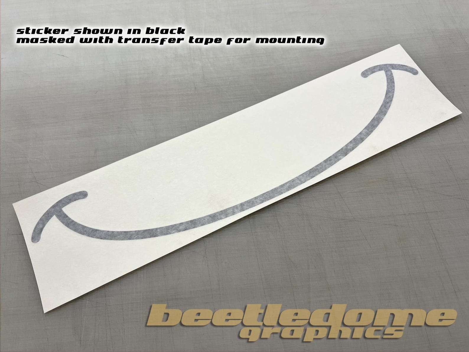 Front Hood Smile Decal - ID Buzz - Etsy