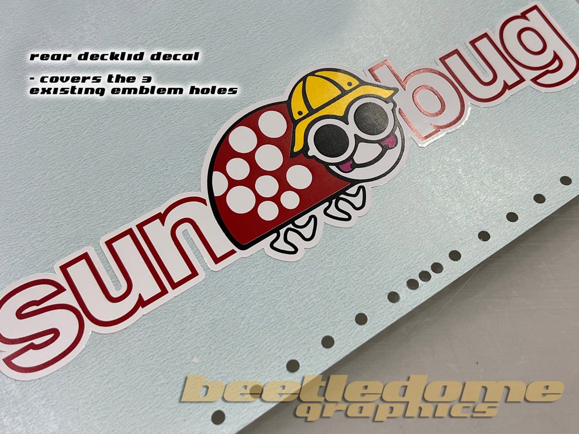 VW Bug/beetle Sun Bug Stripe Kit - Etsy