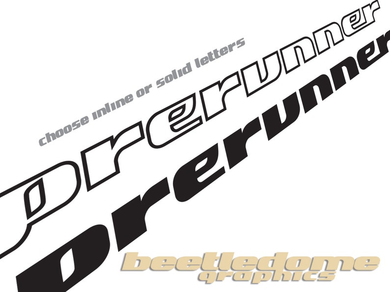 VW Vanagon Prerunner Vinyl Decal/sticker Westfalia - Etsy