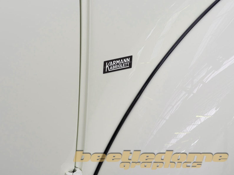 Karmann Badge Printed Decal/sticker - VW Bug, Ghia - Etsy