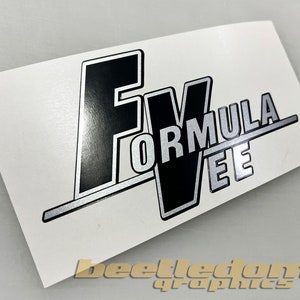 Formula Vee Emblem Printed Decal/sticker - VW Bug, Ghia - Etsy