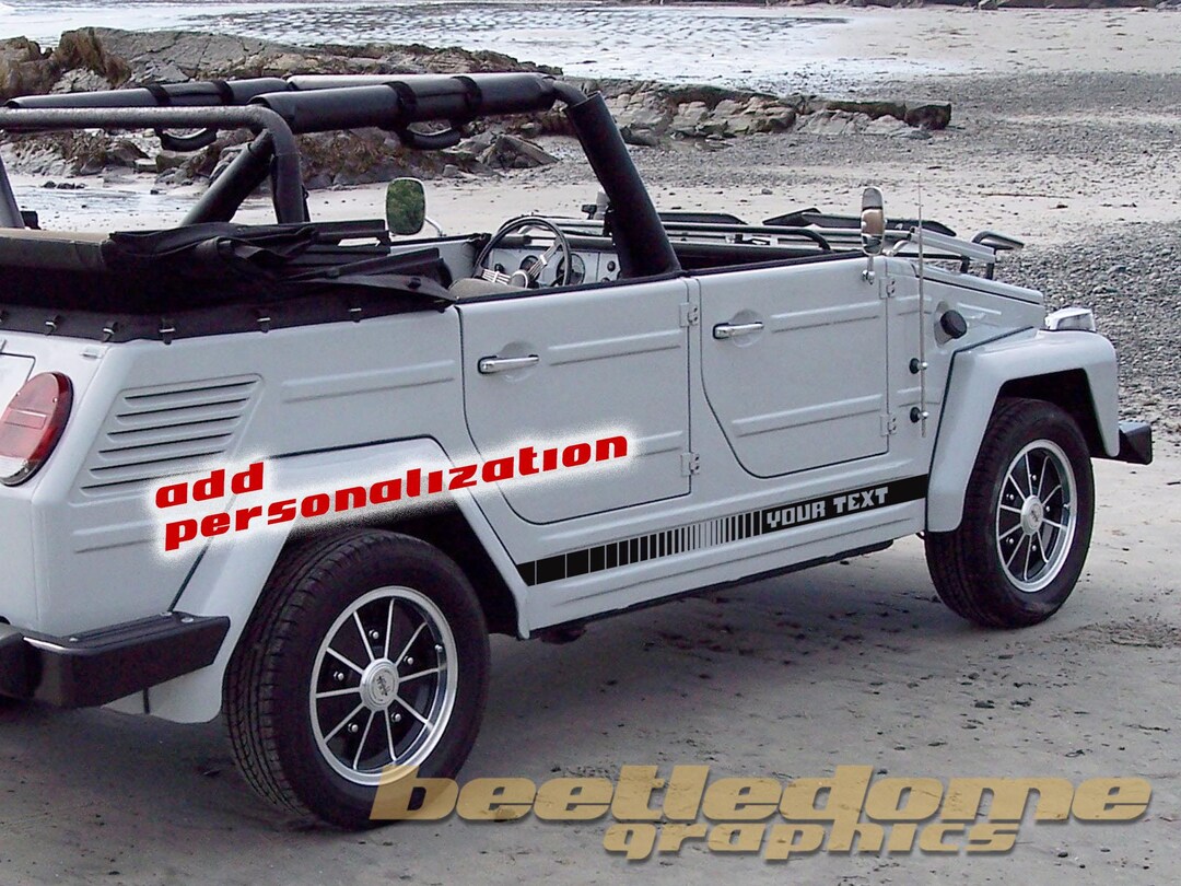 Custom VW Thing "the Thing" Strobe Stripe Kit - Customized Message - Etsy