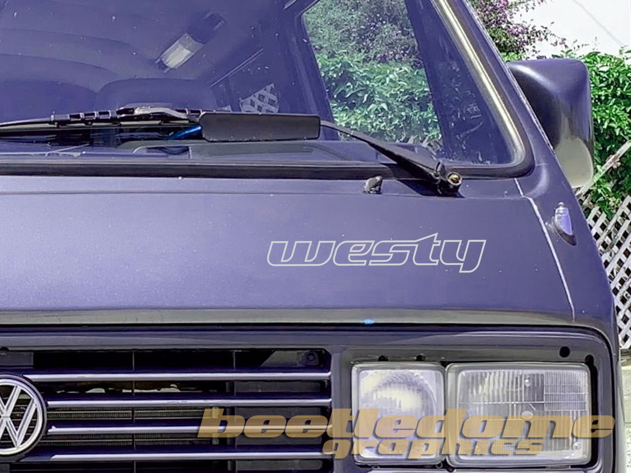 Custom SYNCRO Vinyl Decal/sticker/lettering - Customized Message - VW ...