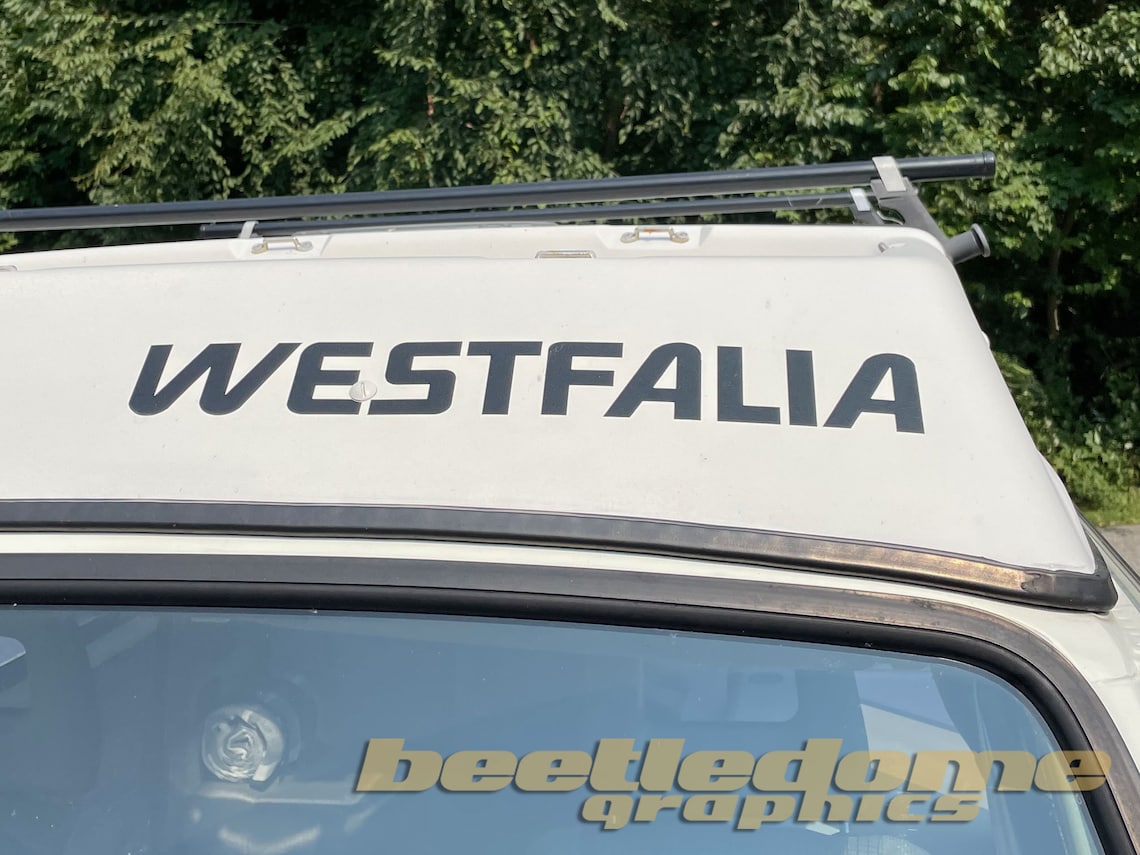 Westfalia Pop Top Vinyl Decal/sticker Set - VW Vanagon - Etsy