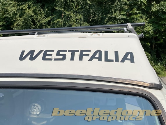 Westfalia Pop Top Vinyl Decal/sticker Set VW Vanagon | Etsy