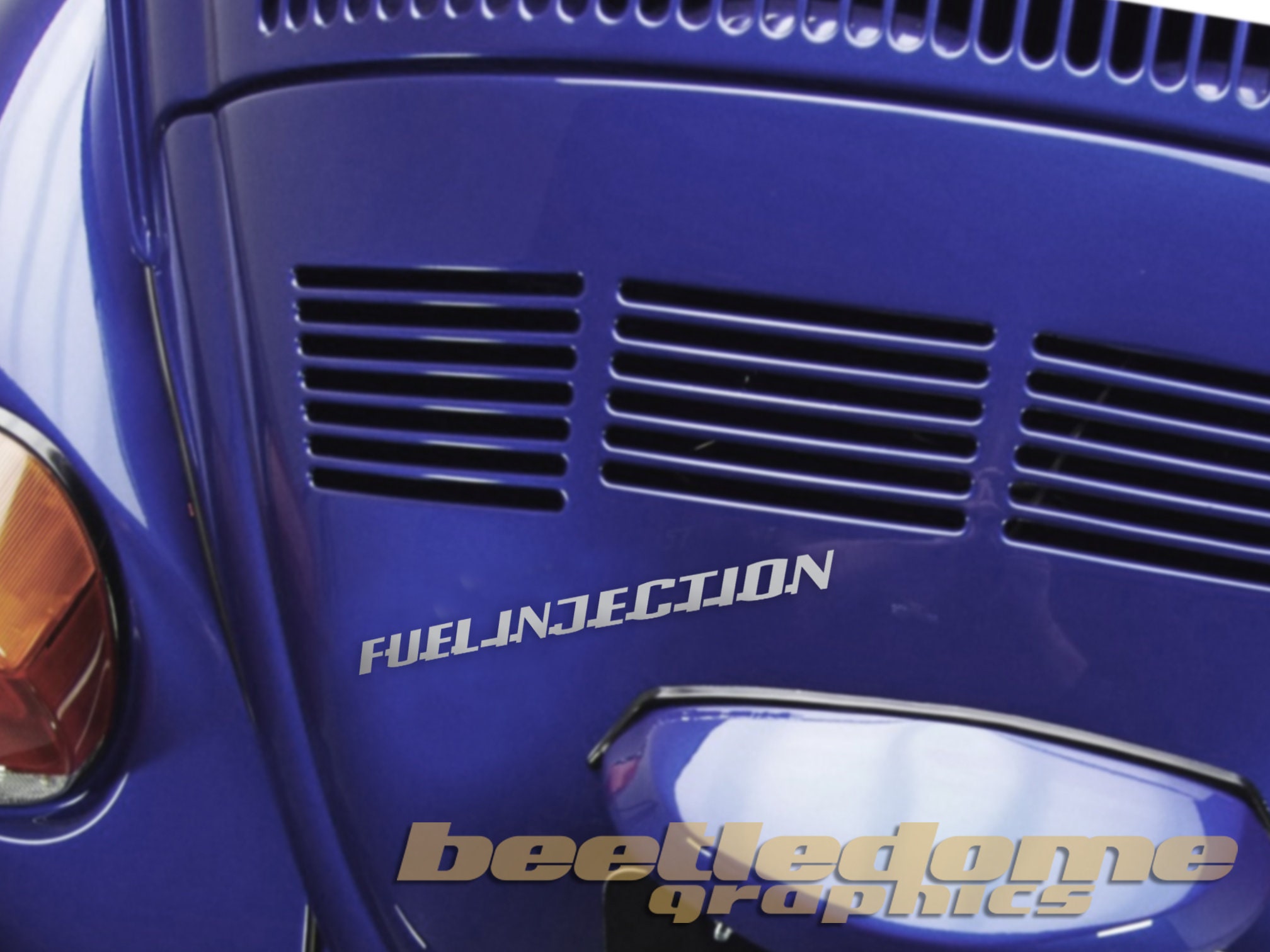VW Decklid fuel Injection Emblem Script Vinyl - Etsy