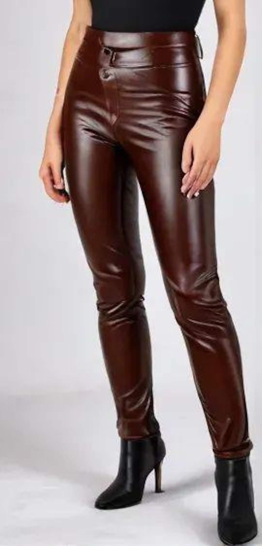 Women Leather Pants - Slim Fit Real Leather, Perfect Party Wear, Chic ...