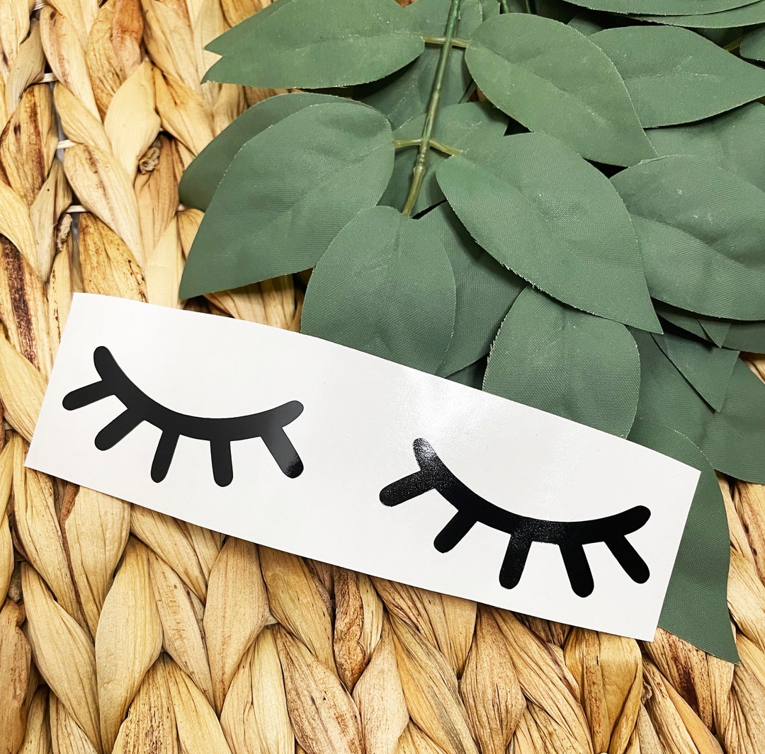 Eyelashes Decal Lashes Sticker for Laptop - Etsy