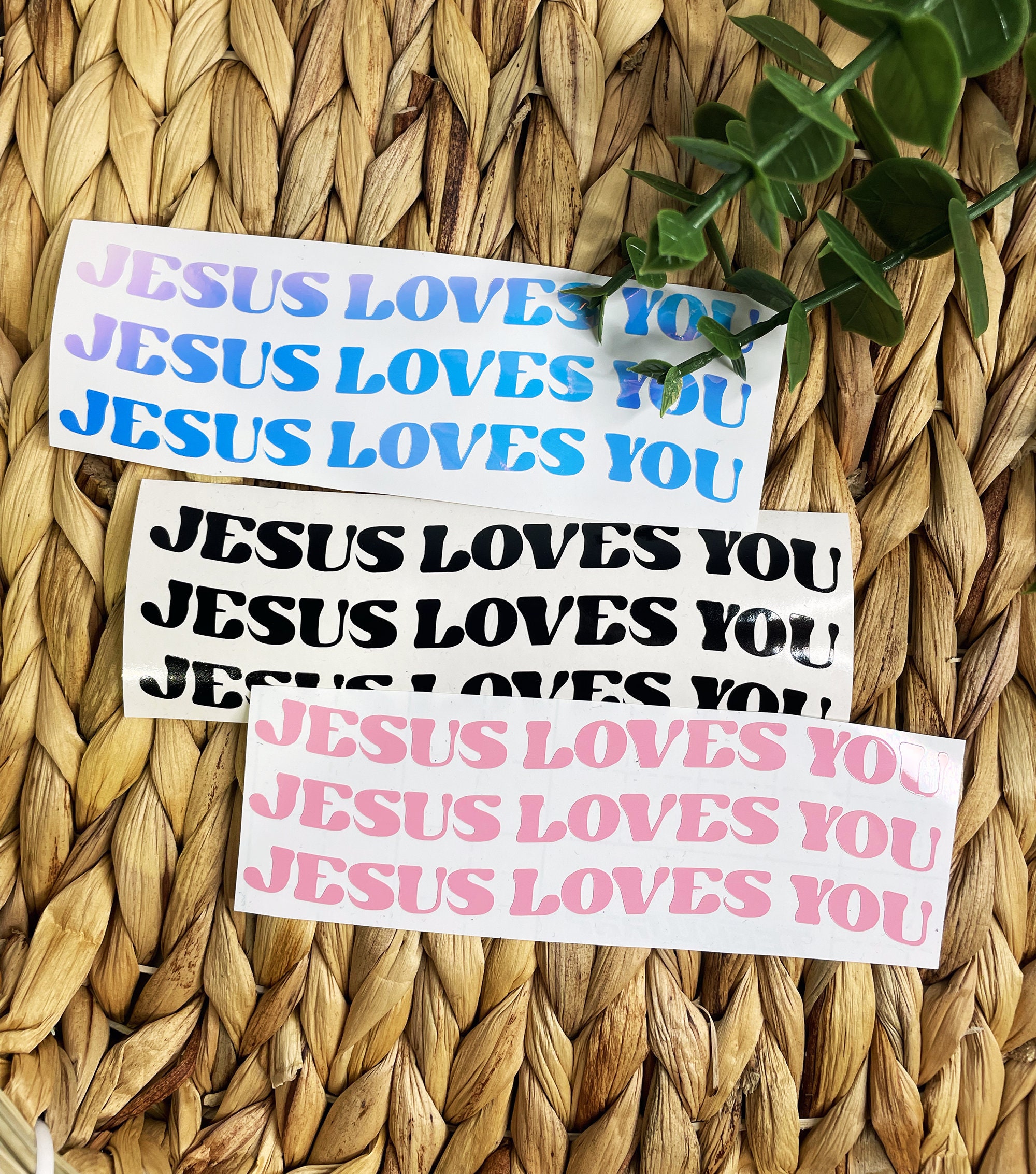 Groovy Jesus Loves You Decal for Car Laptop Sticker - Etsy