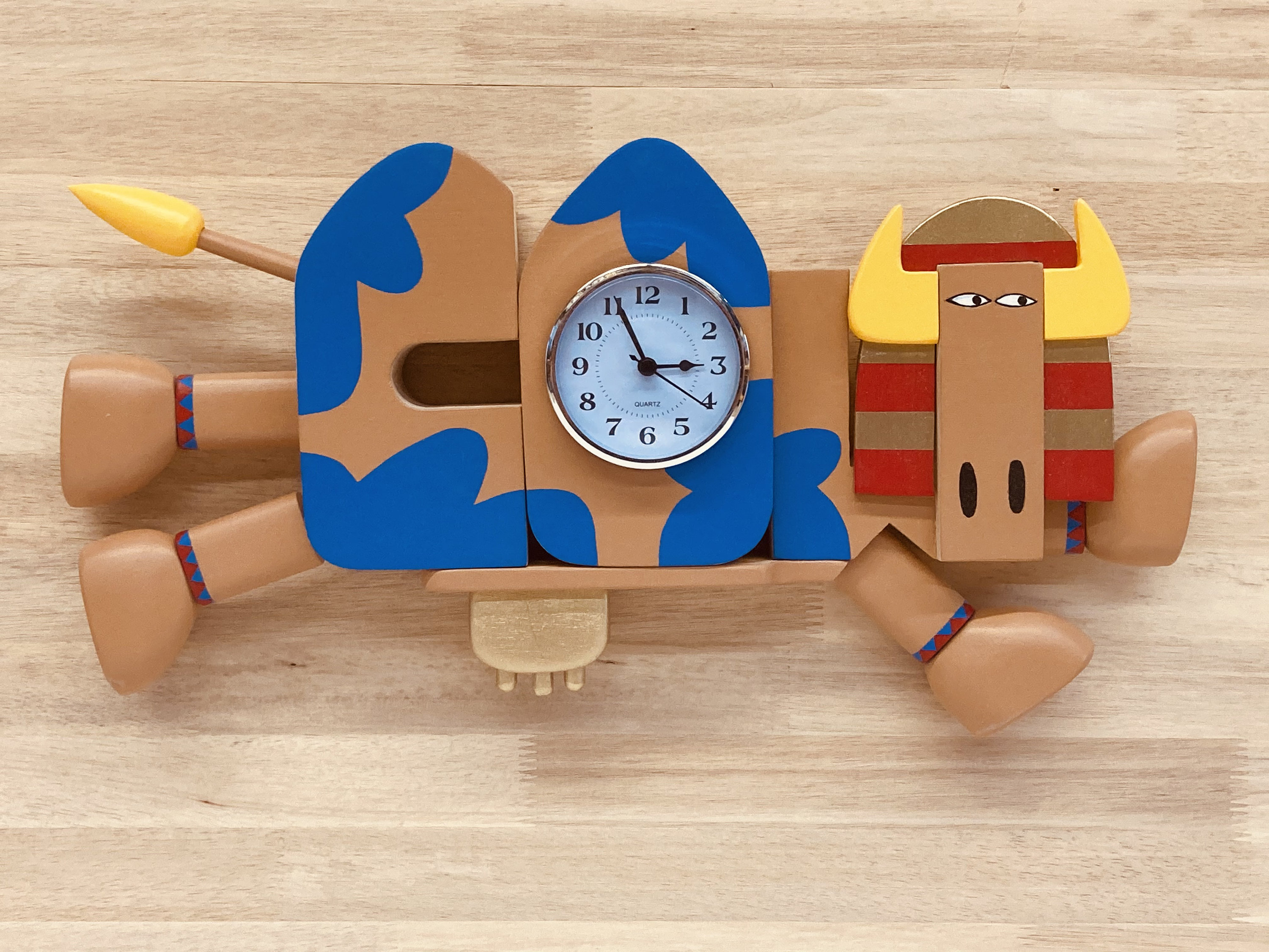 Desert Cow Clock - Etsy