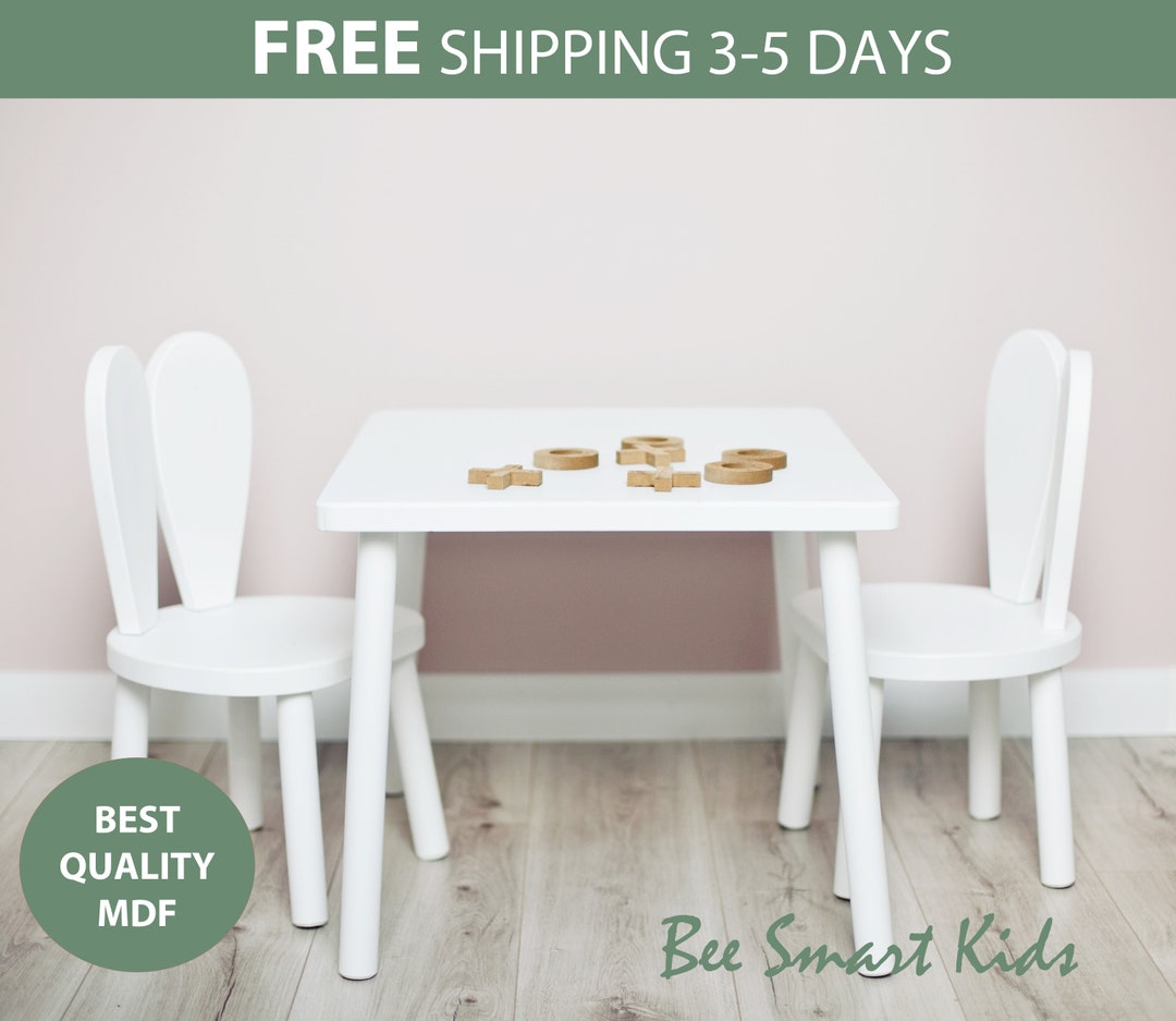 Montessori Table-montessori Chair-wooden Table and Chairs for Kids ...