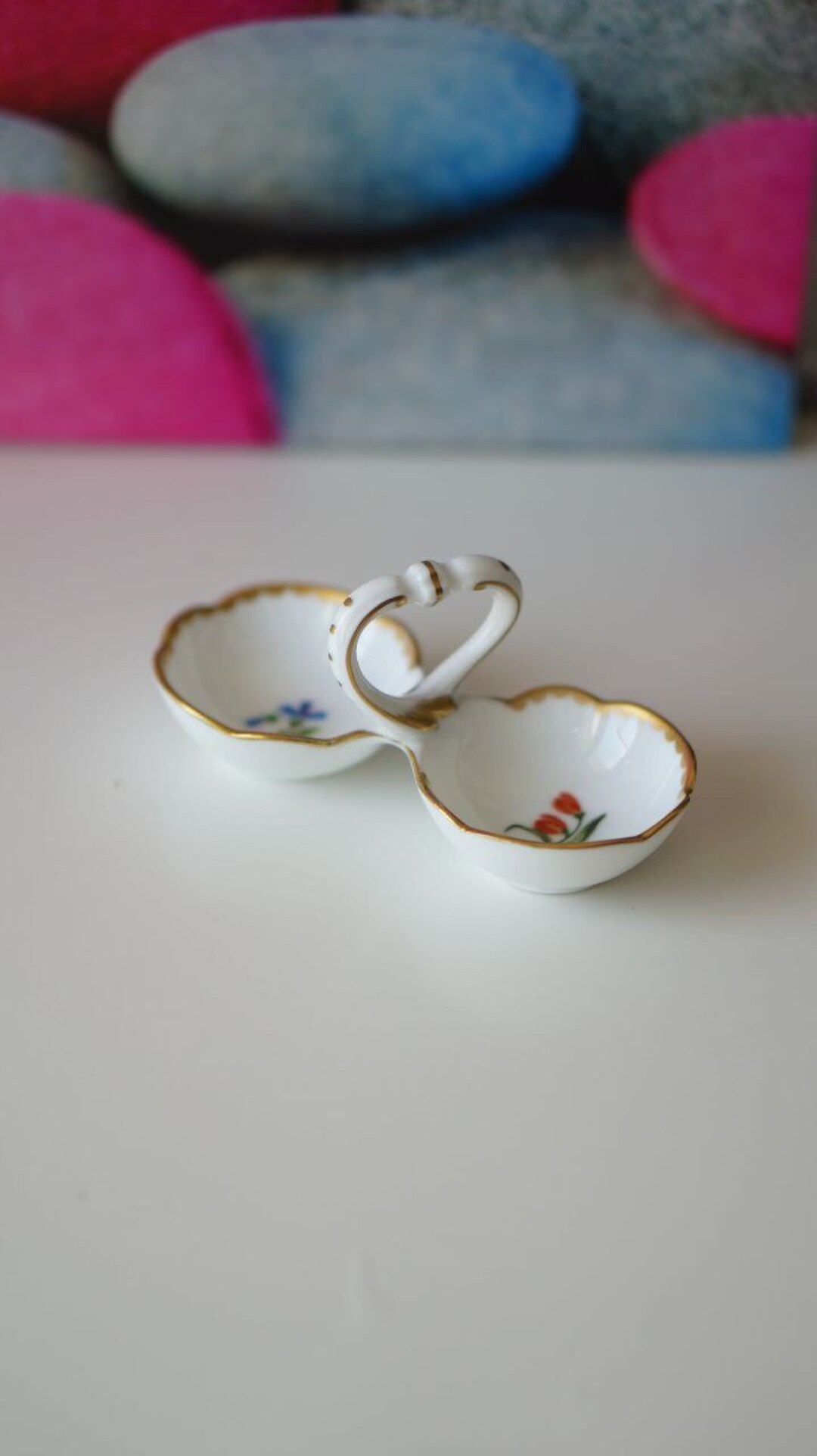Vintage Porcelain Salt and Pepper - French Table - Porcelain Salt ...