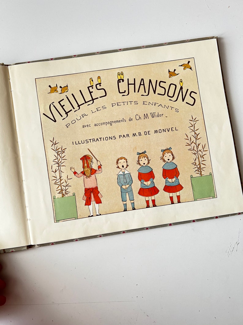 Vieilles Chansons Et Rondes Pour Les Petits Enfants Livre Vintage De ...