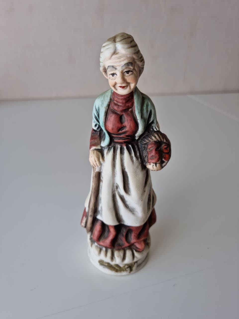 Hand Painted Ceramic Figurines Couples Old Man & Old Woman Vintage Set ...