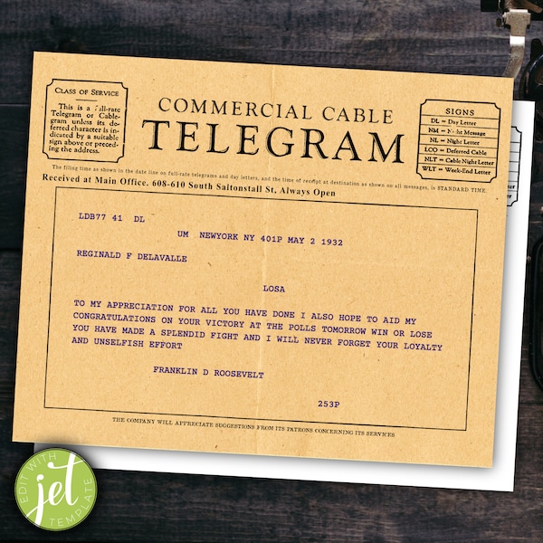 Telegrams - Etsy