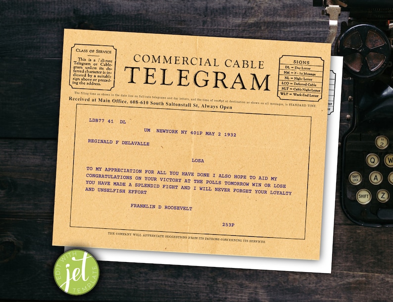 Editable Telegram Template - Telegram Replica - Instant Download - Etsy