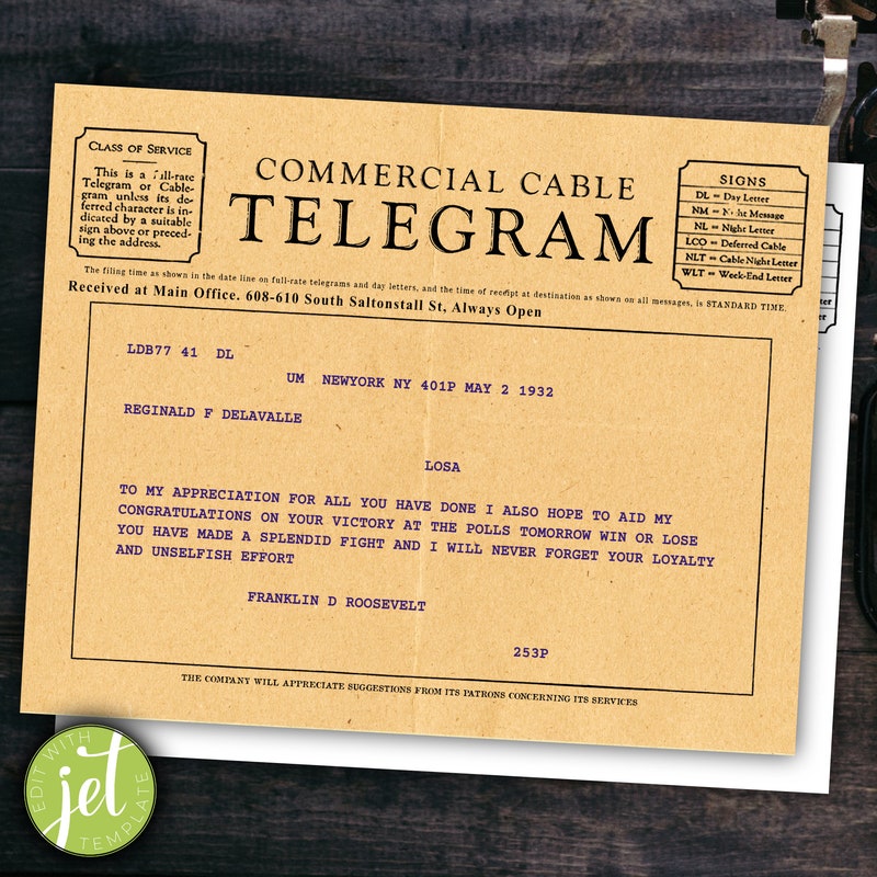 Alissa P14 Telegraph Model - Etsy Canada