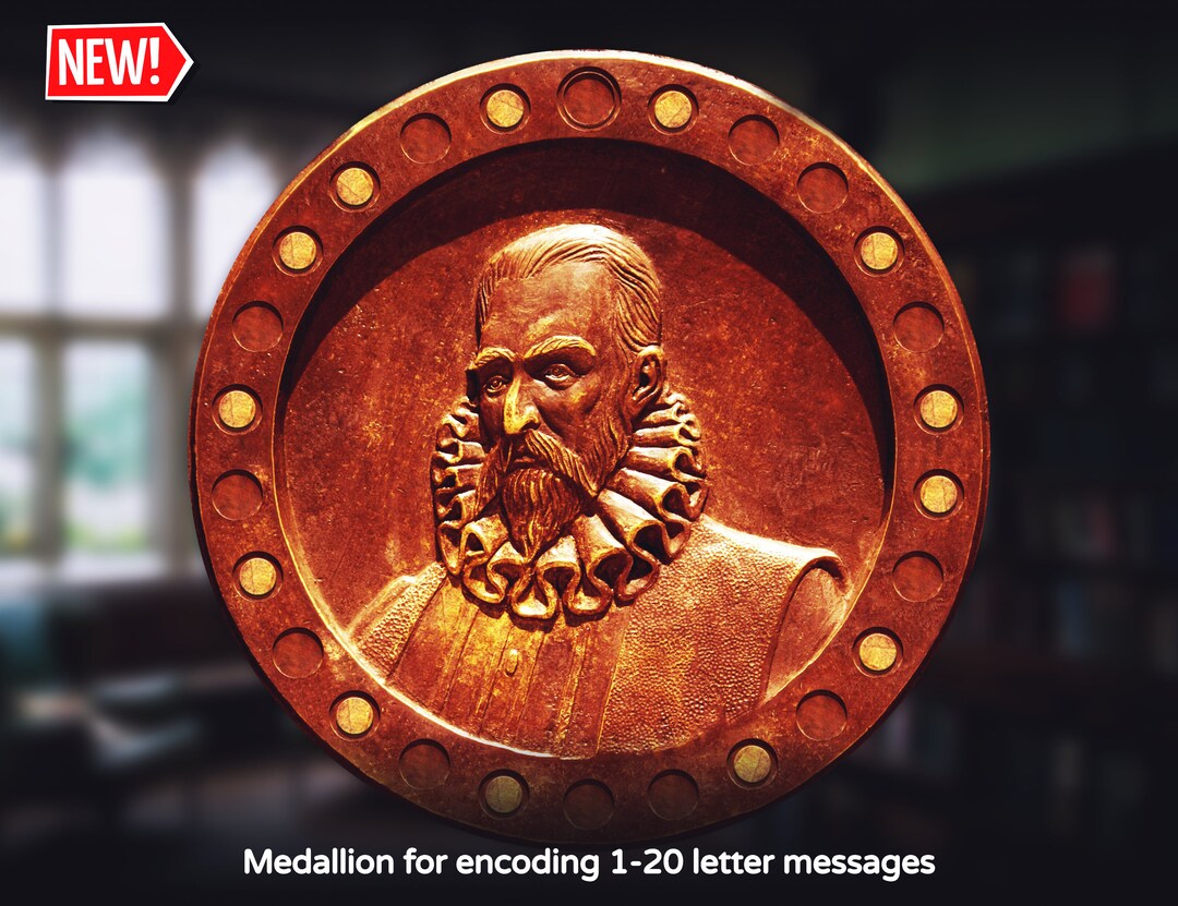 Victorian Binary Code Medallion Printable Template - Etsy