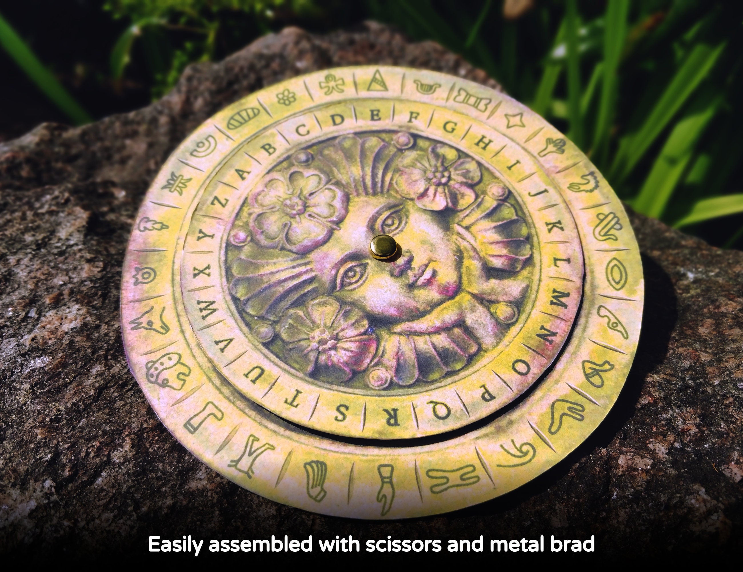 Ancient Cipher Wheel Printable Template - Etsy