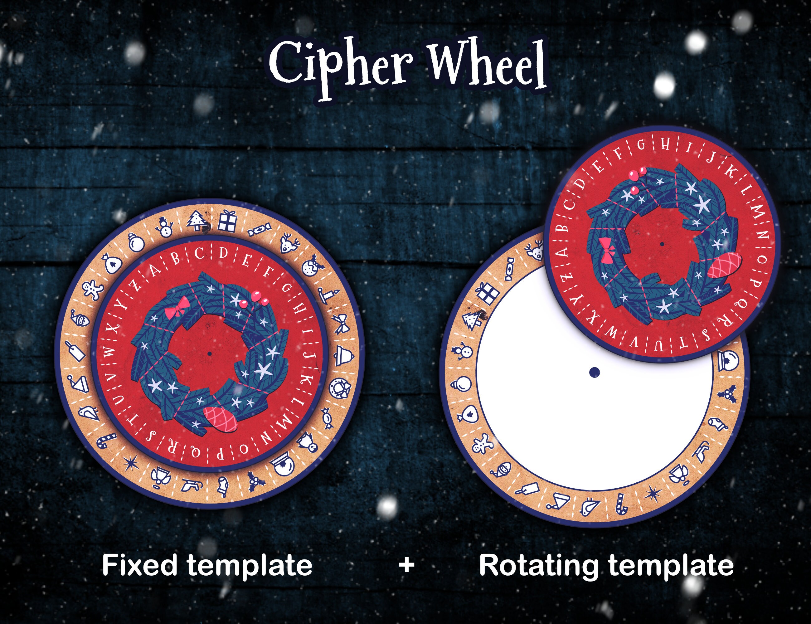 Editable Secret Christmas Message Kit | Secret Message From Santa ...