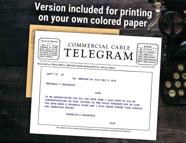 Editable Telegram Template - Telegram Replica - Instant Download - Etsy
