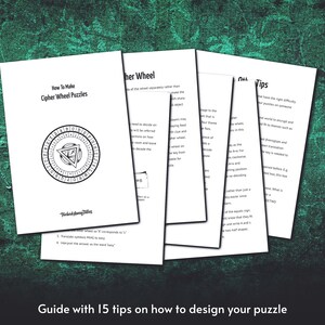 Cipher Wheel Printable Template Bundle - Etsy