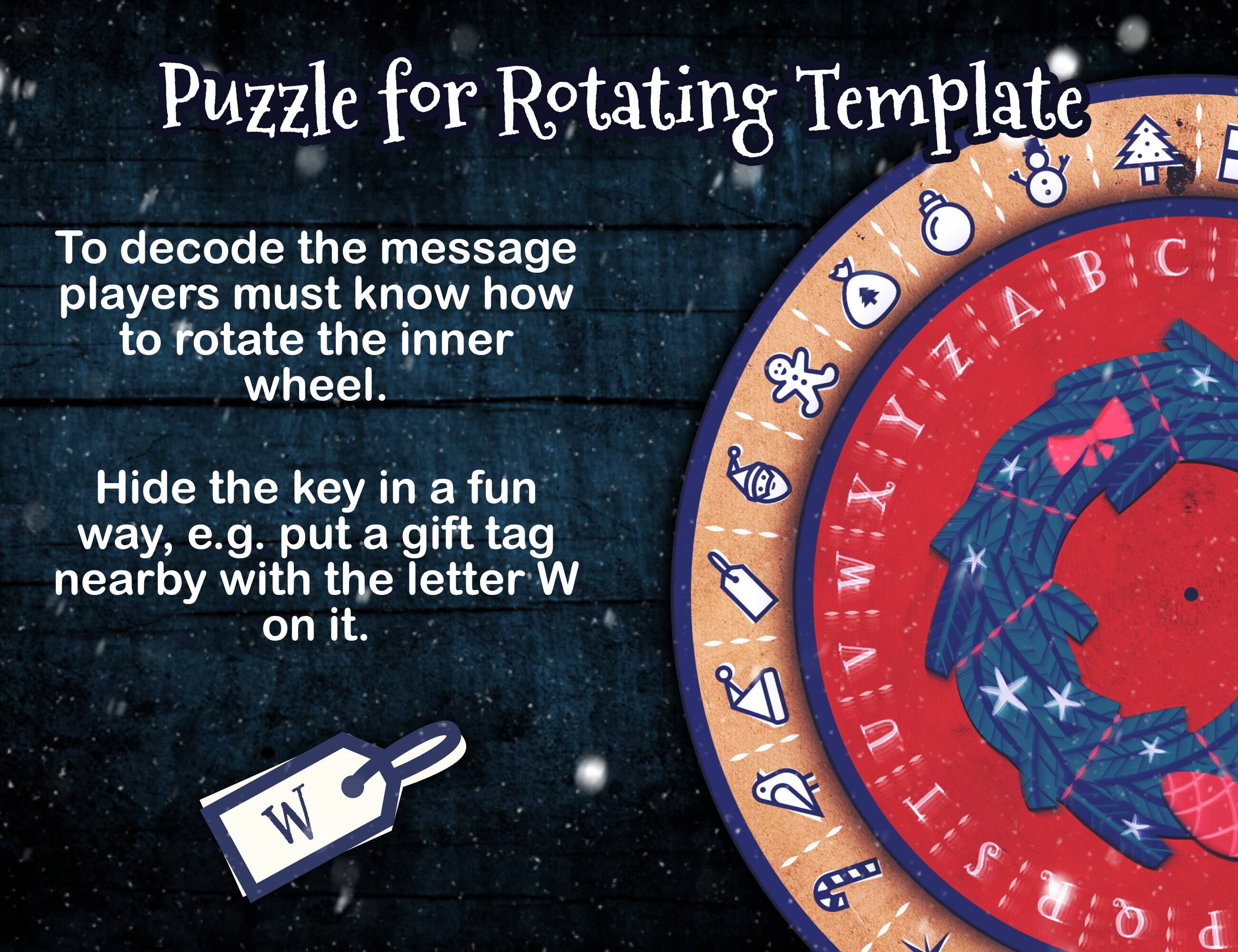 Editable Secret Christmas Message Kit | Secret Message From Santa ...