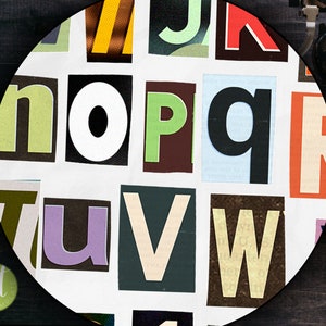 Editable Ransom Note Template Customizable Ransom Note Letter Instant ...