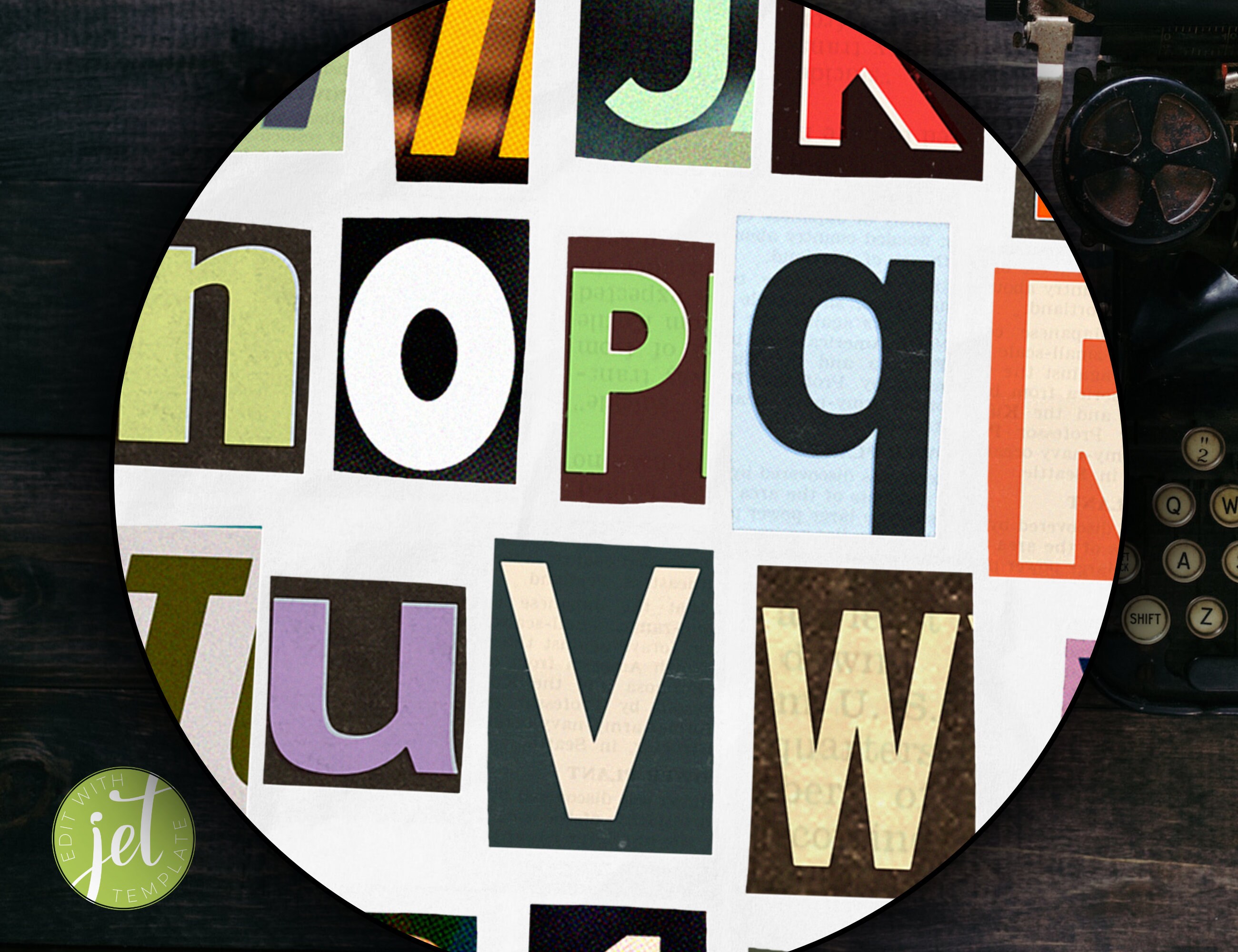 Editable Ransom Note Template Customizable Ransom Note Letter Instant ...