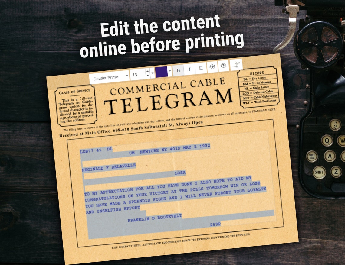 Editable Telegram Template - Telegram Replica - Instant Download - Etsy