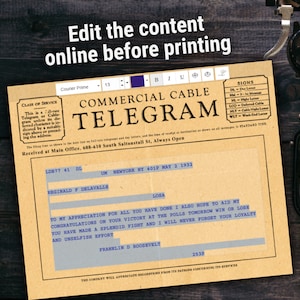 Editable Telegram Template - Telegram Replica - Instant Download - Etsy